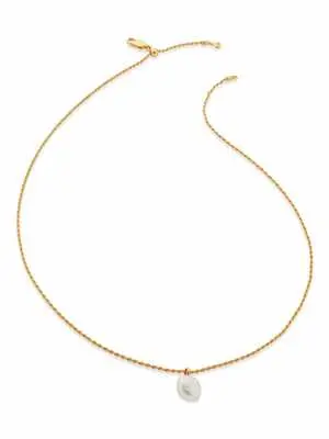 Monica Vinader Nura Tiny Keshi Pearl Necklace