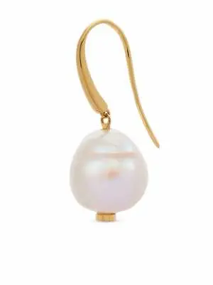 Monica Vinader Nura Pearl Drop Earrings - Gold