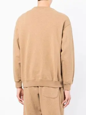 RASSVET Logo-motif Cotton Sweatshirt - Brown