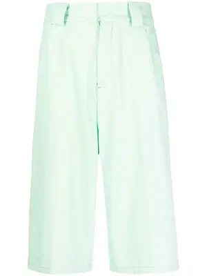 RASSVET Pressed-crease Four-pocket Bermuda Shorts - Green