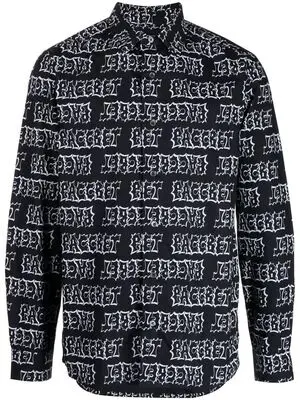 RASSVET Graphic Print Button-up Shirt