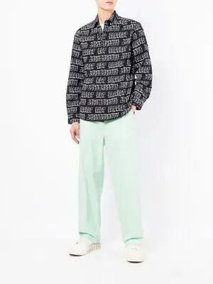 RASSVET Graphic Print Button-up Shirt