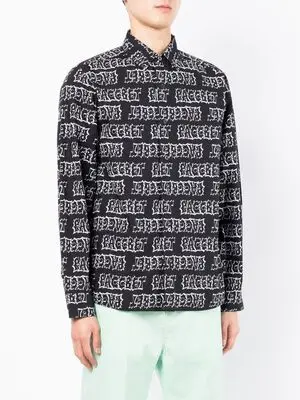 RASSVET Graphic Print Button-up Shirt