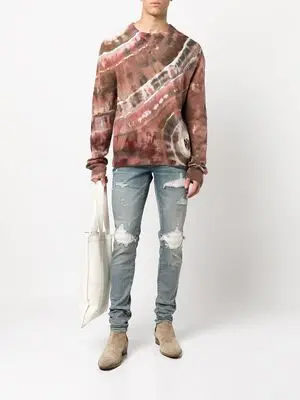 Amiri Tie-dye Cashmere Sweater
