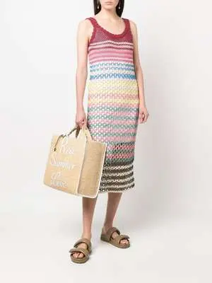 Red Valentino Straw Tote Bag - Neutrals