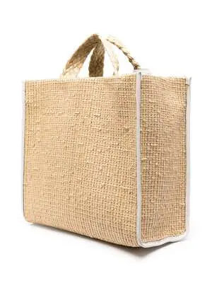 Red Valentino Straw Tote Bag - Neutrals