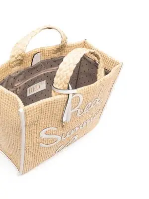 Red Valentino Straw Tote Bag - Neutrals