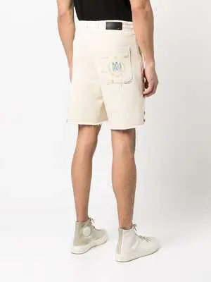 Amiri Printed Jersey Fleece Shorts