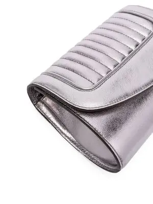 DELAGE Jeanne Metallic Cross-body Bag - Grey