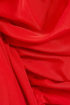 SEMSEM Draped Crepe De Chine Blouse