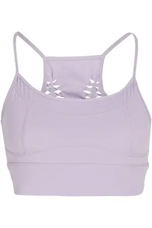 LE ORE Lucca Cutout Stretch Sports Bra - Lilac