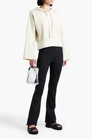 FRAME Embroidered Cady Flared Pants
