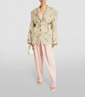 THE MANNEI Linen-blend Antibes Blazer