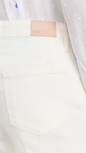 Paige Vanessa Wide Leg Jeans - Light Ecru