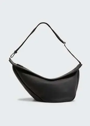 THE ROW THE ROW Slouchy Banana Large Crossbody Bag - Blpl Black Pld