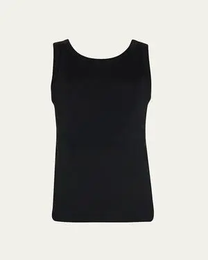 THE ROW Frankie Tank Top - Black