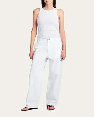 THE ROW Frankie Tank Top - White