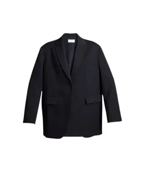 THE ROW Obine Oversized Wool Jacket - Black