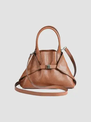 Akris Ai Little Crossbody Bag - Caramel