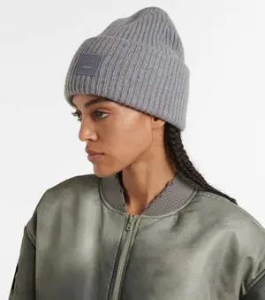 Acne Studios Pansy Ribbed-knit Beanie