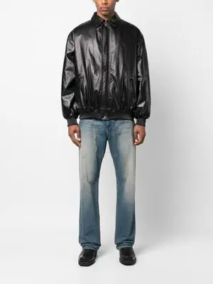 MANOKHI Biker Bomber Jacket