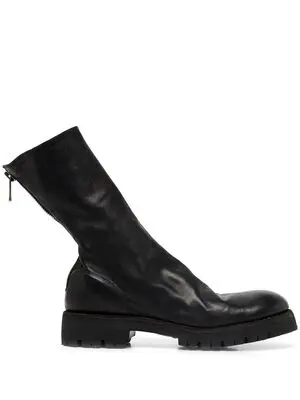 Guidi Zip-fastening Leather Ankle Boots