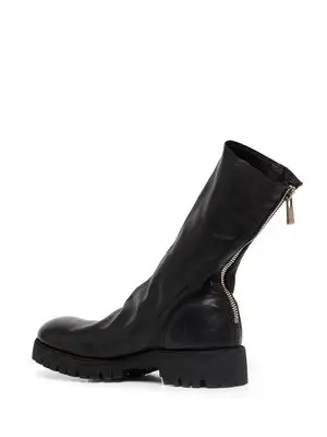 Guidi Zip-fastening Leather Ankle Boots
