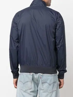 K-WAY Reversible Stripe-detail Jacket - Blue