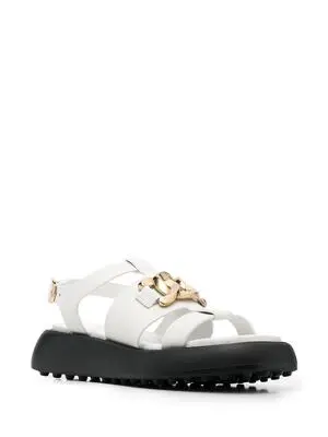 TOD'S Logo Open-toe Sandals