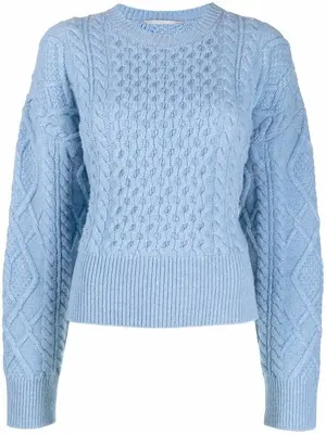 Stella McCartney Aran-knit Cropped Jumper