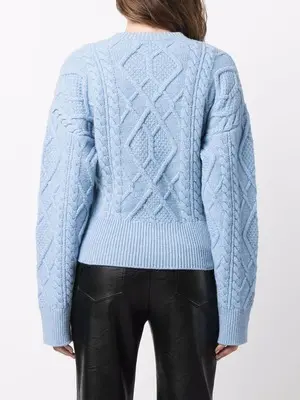 Stella McCartney Aran-knit Cropped Jumper