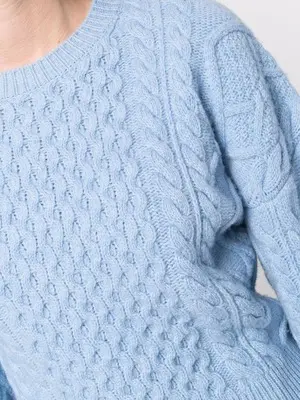 Stella McCartney Aran-knit Cropped Jumper