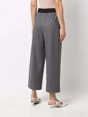 Stella McCartney Cropped Flannel Trousers