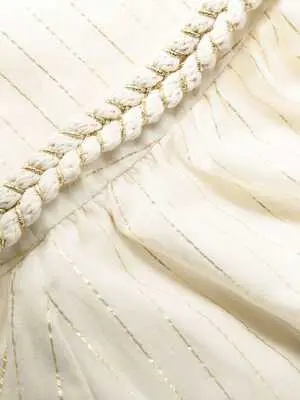 Zimmermann Cut-out Detail Pinstripe Dress