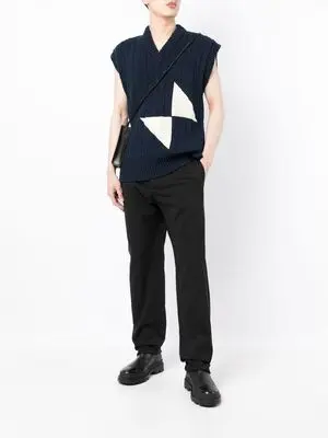 OAMC Panelled Knitted Vest
