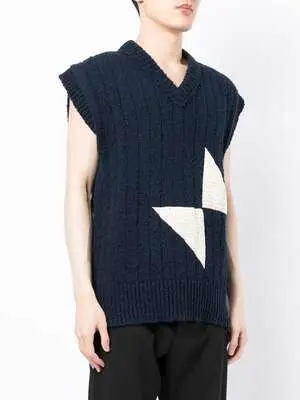 OAMC Panelled Knitted Vest