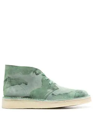 Clarks Watercolour-effect Print Boots
