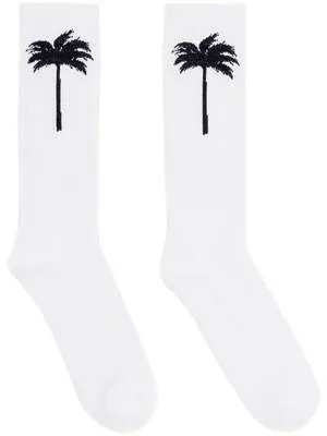 Palm Angels Palm Socks - White