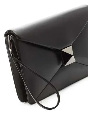 Valentino Garavani Roman Stud Leather Clutch