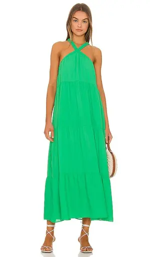 Show Me Your Mumu Hallie Halter Dress - Spring Green