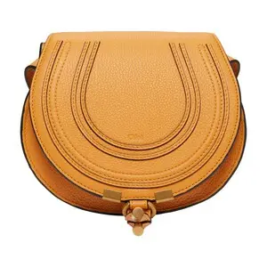 Chloé Marcie Shoulder Bag Tan Apricot