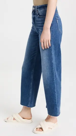 Paige Vanessa Raw Cuff Jeans - Rock Show Distressed