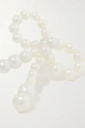 Sophie Bille Brahe Rosette De Perles 14-karat Gold Pearl Earrings