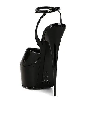 Saint Laurent Kika Platform Sandals In Black