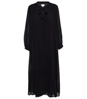 Velvet By Graham & Spencer Frankie Cotton Gauze Maxi Dress - Black