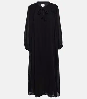 Velvet By Graham & Spencer Frankie Cotton Gauze Maxi Dress - Black