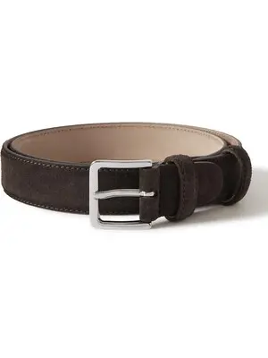 Mr P. Suede Belt Black