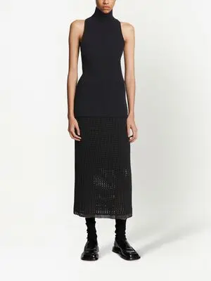 Proenza Schouler Micro-ribbed Sleeveless Tank Top