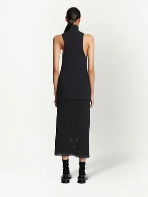 Proenza Schouler Micro-ribbed Sleeveless Tank Top
