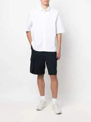 Calvin Klein Short-sleeve Stretch-cotton Shirt